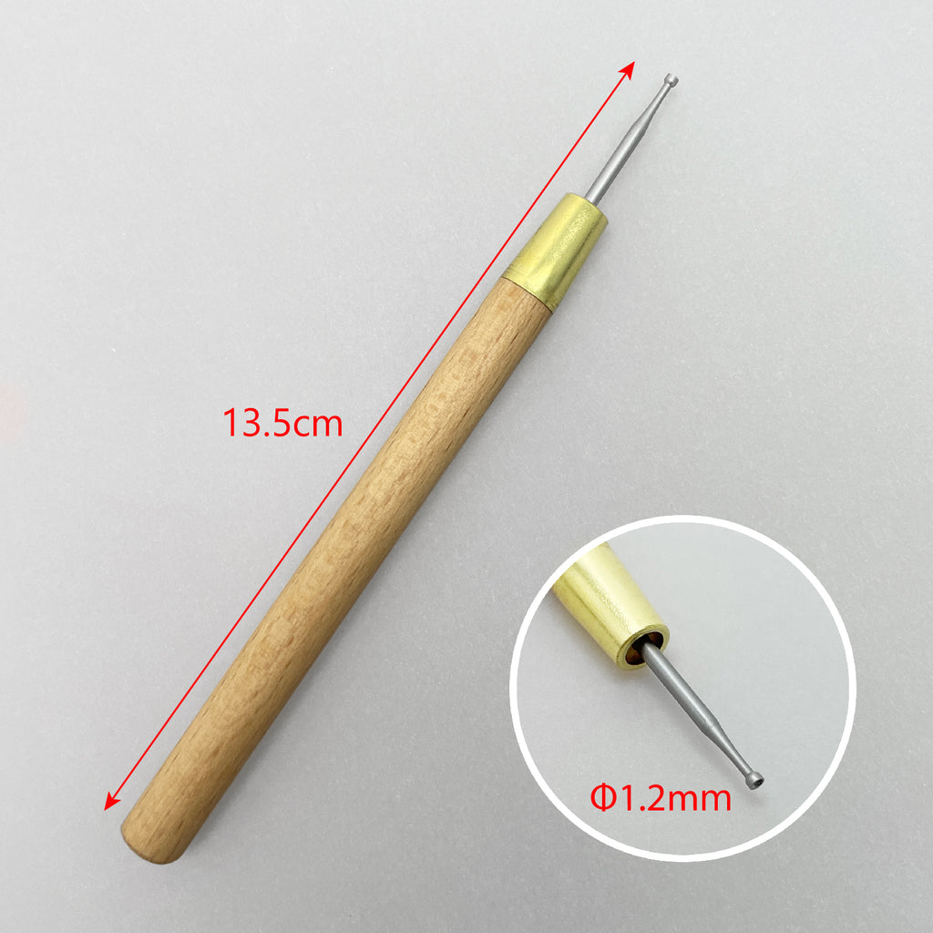 #LD13162 1PC Metal Wire Rounder Tool With Wooden Handle