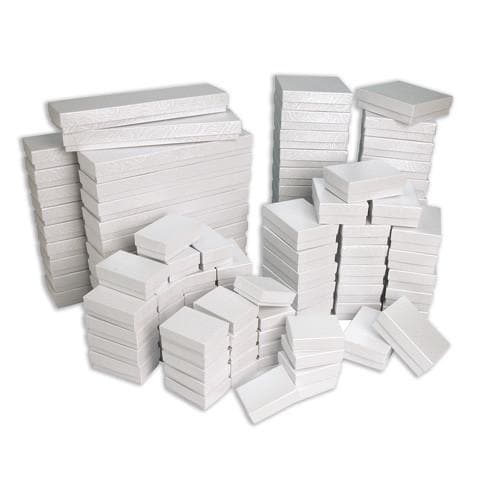 Mixed 5 sizes paper Cotton Filled Boxes -Nile Corp